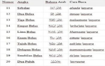 Cara Nulis Angka Arab Panduan Lengkap Dan Praktis Untuk Pemula - Identif