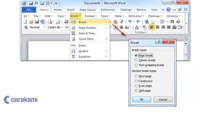 Cara Menambah Tabel Di Word 2010 Panduan Lengkap Untuk Pemula Dan ...
